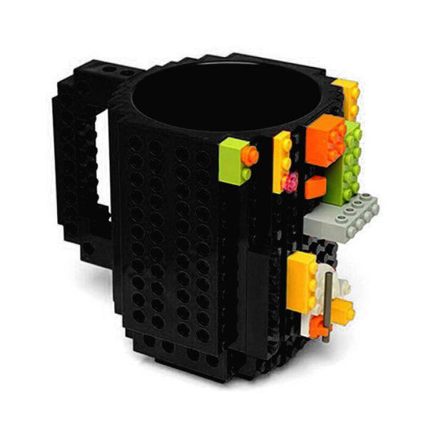 Block mug - BLACK | Gadget Master Original Gifts for boys Office gadgets