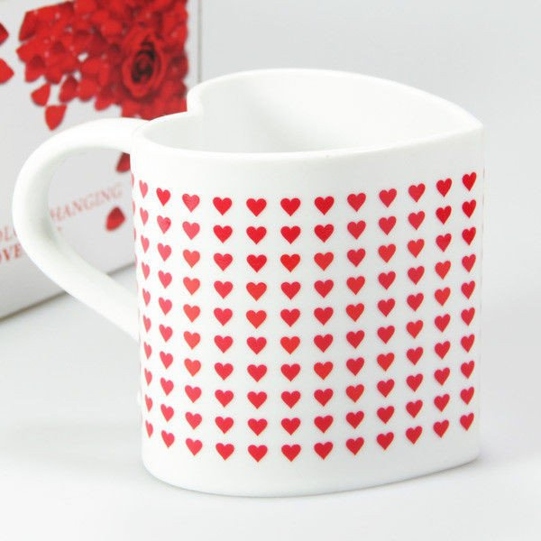 Magic hearts mug (color changing) - HEART SHAPED | Wedding gifts Gadget ...
