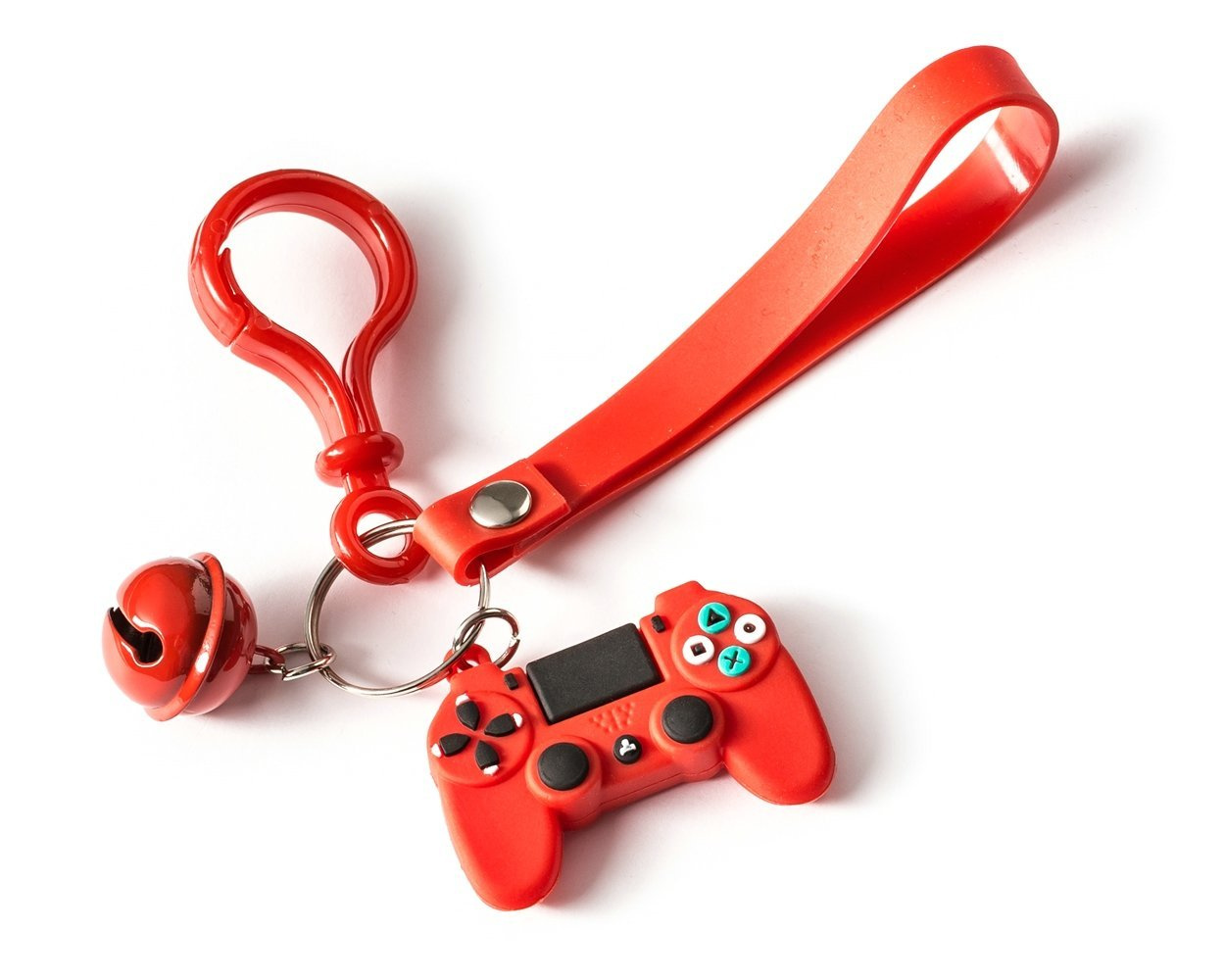 Gamer keychain with a bell - RED | Gadget Master Original