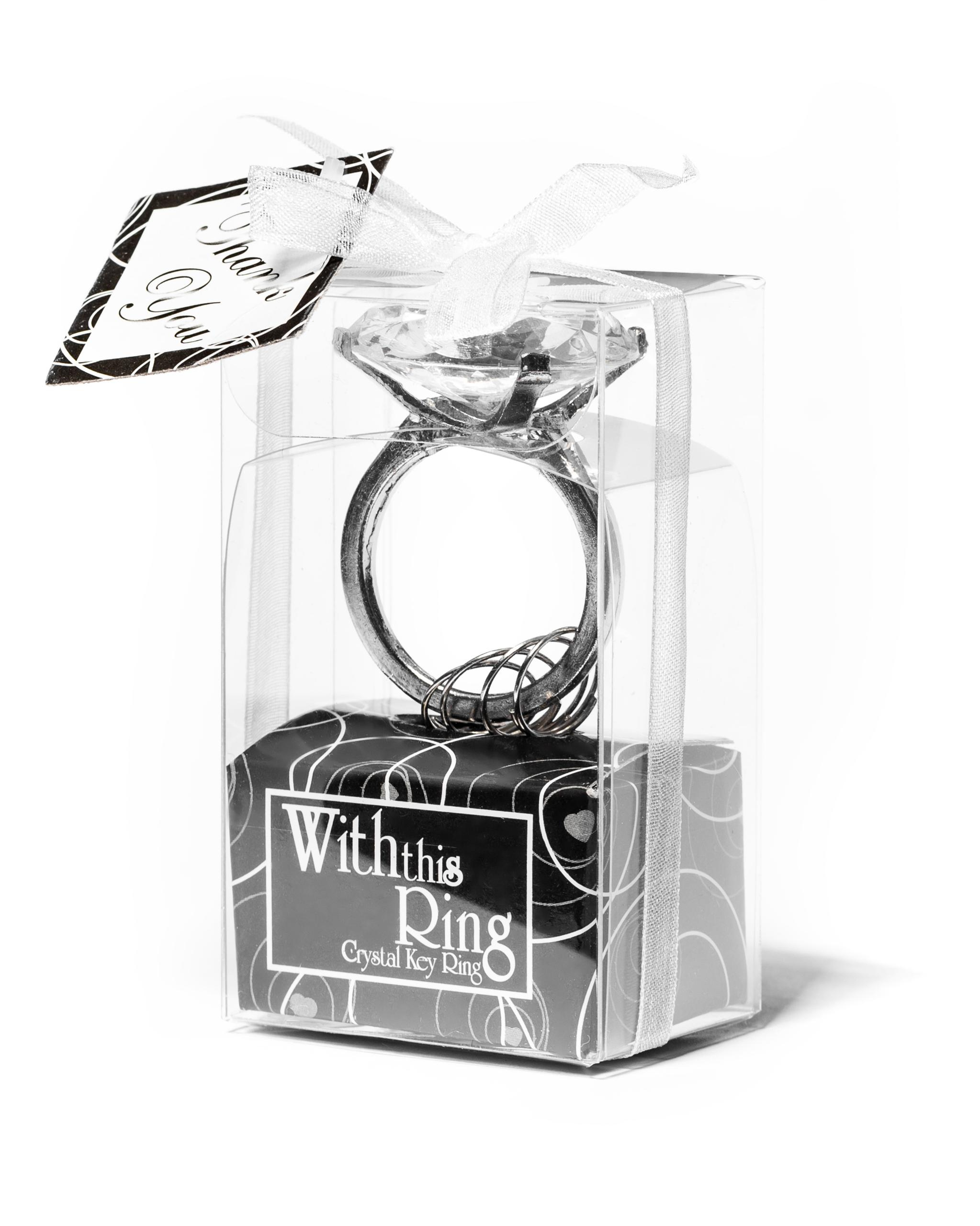 Diamond key ring - transparent | Wedding gifts Gadget Master Original ...