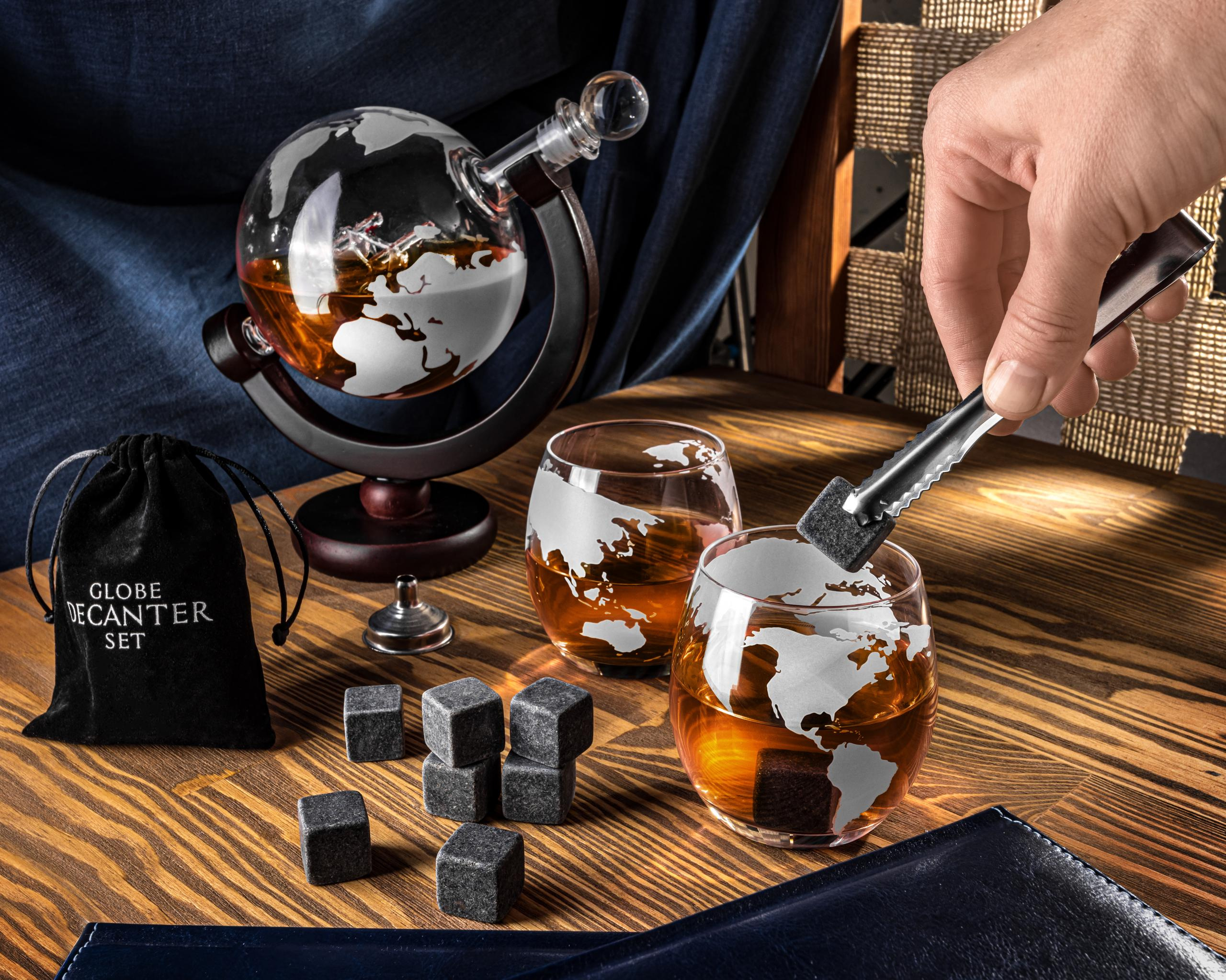 GLOBE decanter set DELUXE | Wine & Alco accessories Gadget Master ...
